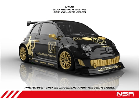 NSR0428SW Fiat Abarth 500 JPS LIvery No.2| Clover Leaf Racing