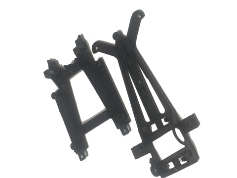 THCHS005B Shelby 67 Mustang Chassis Black (Standard)| Clover Leaf Racing