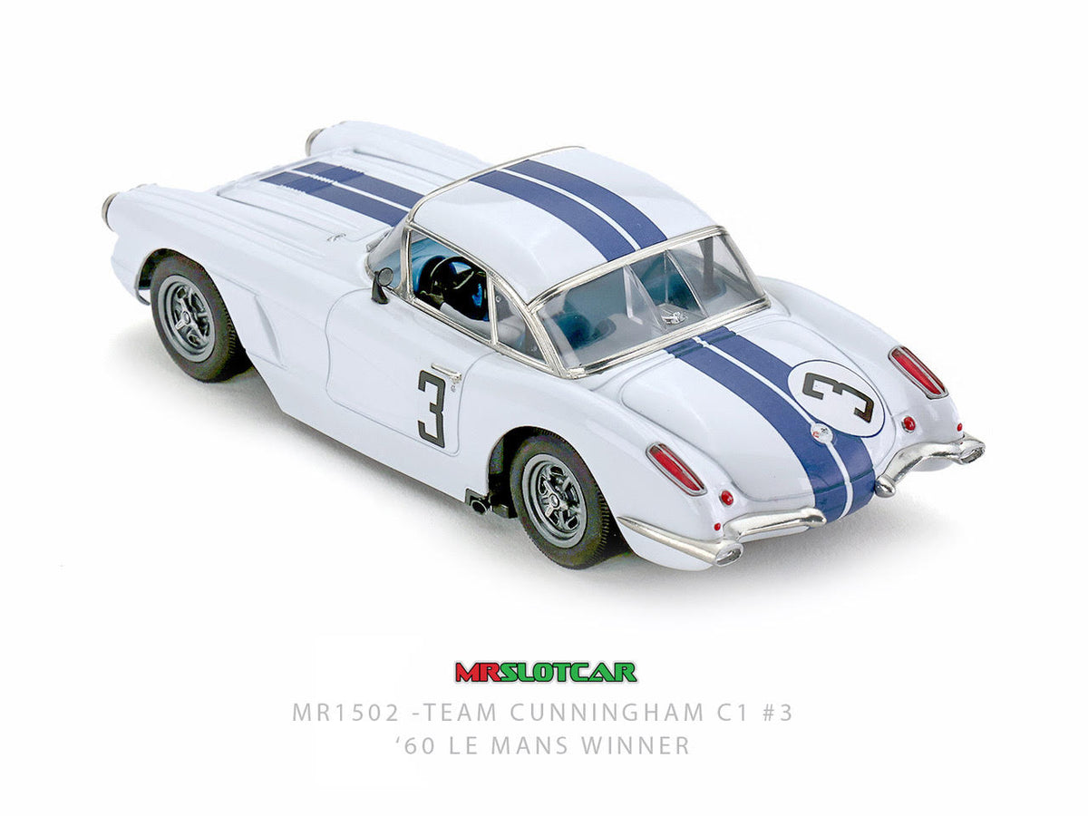 MR Slotcar MR1502 - Team Cunningham C1 #3 - ’60 Le Mans Winner| Clover ...