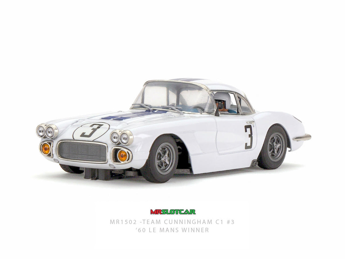 MR Slotcar MR1502 - Team Cunningham C1 #3 - ’60 Le Mans Winner| Clover ...