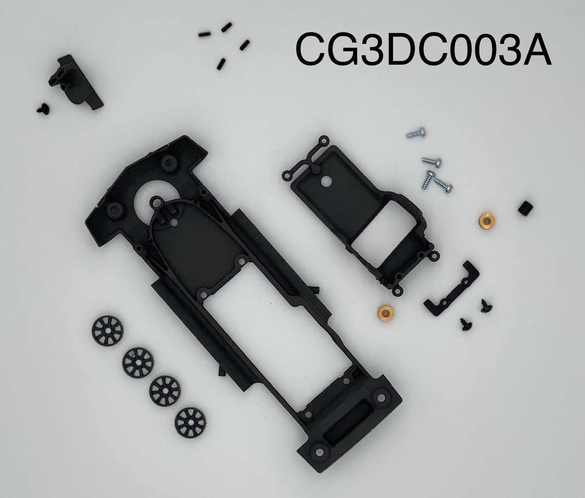 CG Slotcars CG3DC003A Scalextric '69 Camaro 3D Chassis Kit| Clover Leaf ...