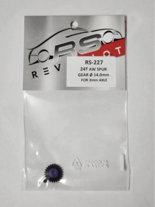 RS-227 ANGLEWINDER SPUR GEAR, 24T| Clover Leaf Racing